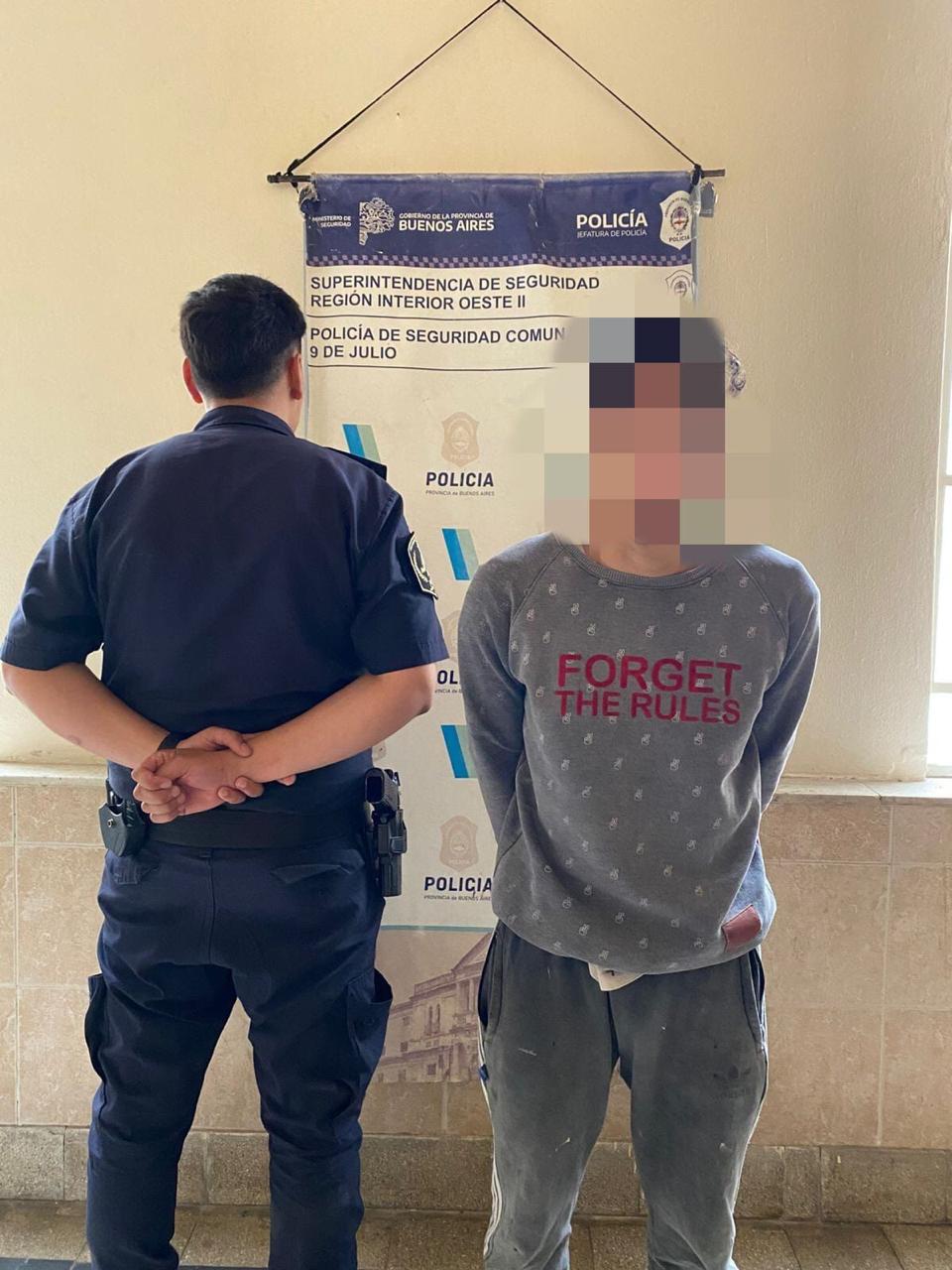 9 de Julio: Detenido por daño y lesiones calificadas – Los Bonaerenses